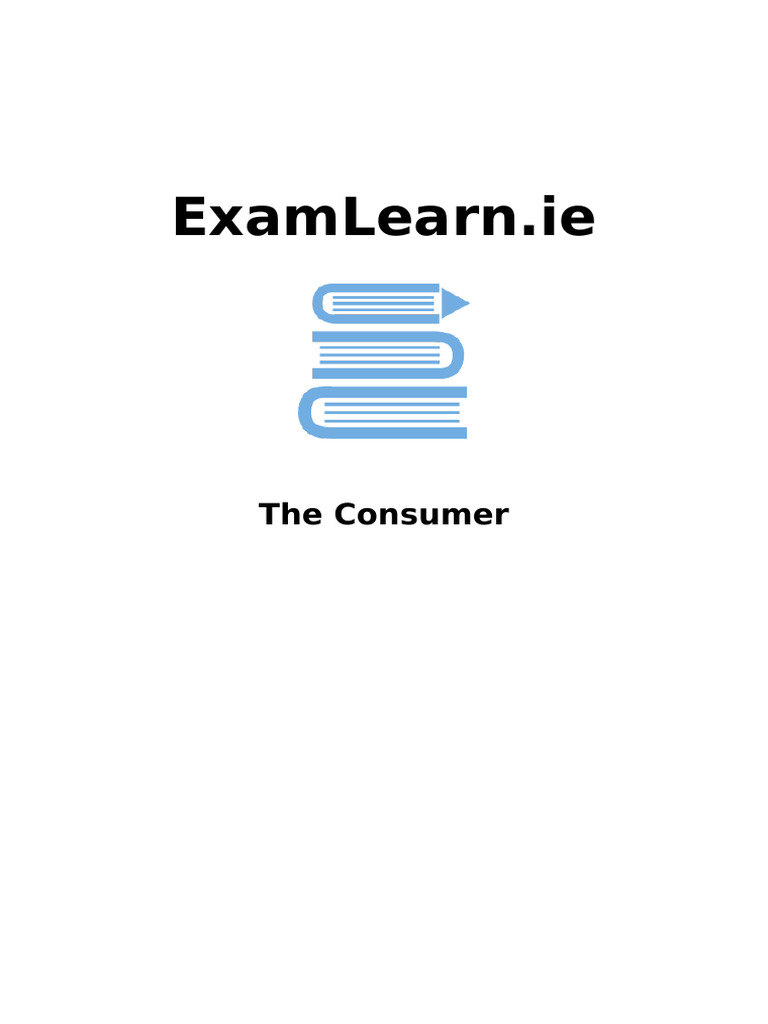 The Consumer | PDF | Utility | Goods