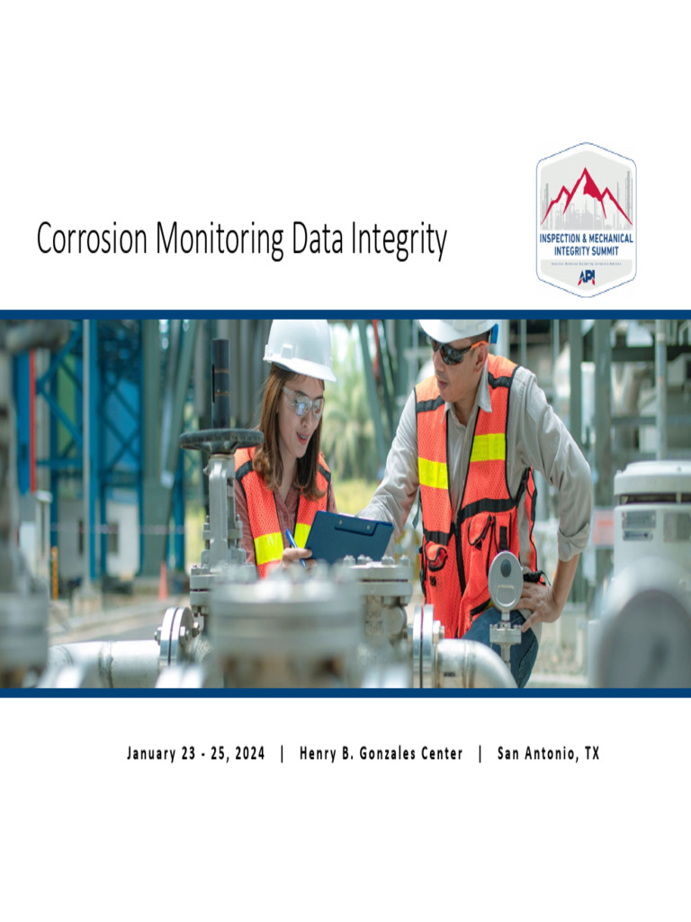 Corrosion Monitoring Data Integrity | PDF | Life Cycle Assessment ...