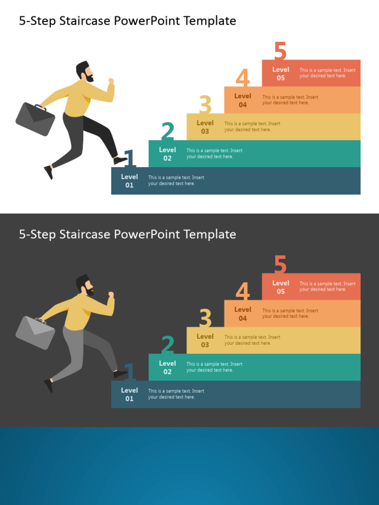 01 5 Levels Powerpoint Template 16x9 1 | PDF