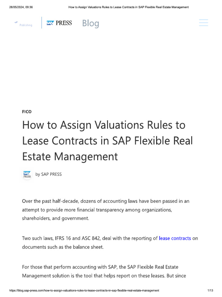 REFX-Valuation Rule Setup | PDF