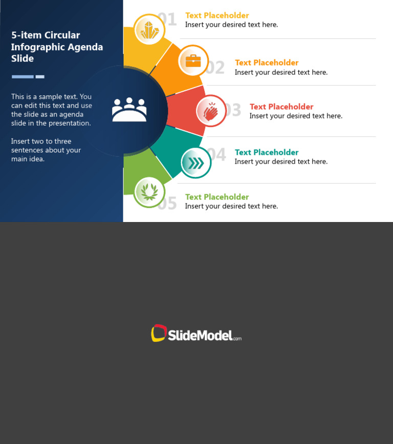 02 5 Item Circular Diagram Powerpoint Template 16x9 1 | PDF | Computers