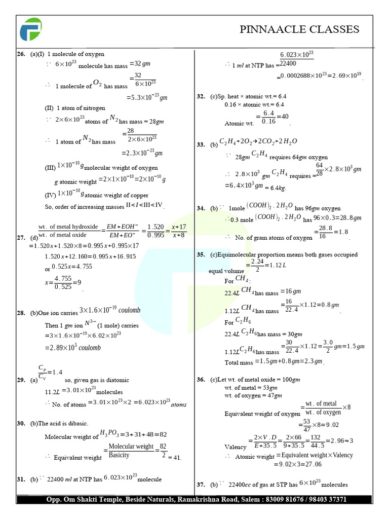 LT WPT Che Iit Key 24-06-24 | PDF | Atomic Physics | Chemical Substances