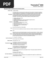 Thermaline 4900 Product Data Sheet | PDF | Shelf Life | Paint