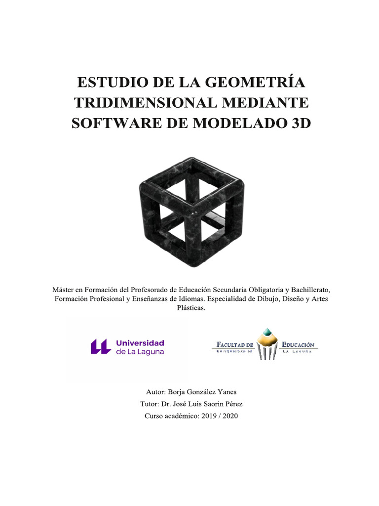 Estudio de La Geometria Tridimensional Mediante Software de Modelado 3D. | PDF