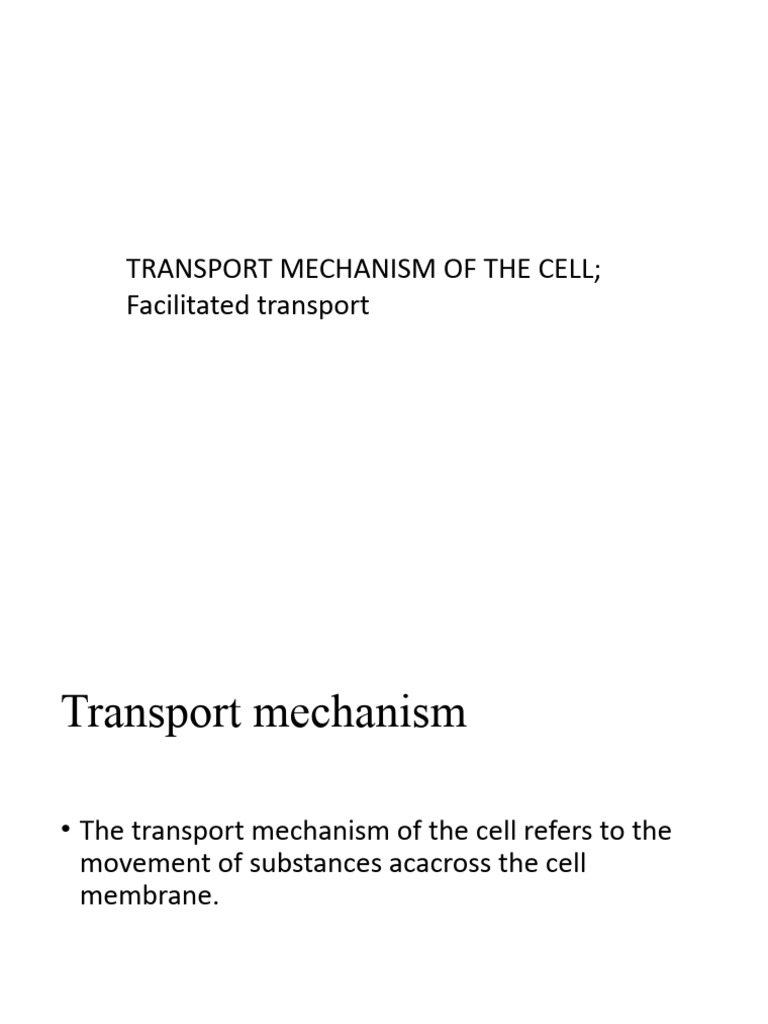Cell Transport Mechanisms Explained | PDF | Science & Mathematics
