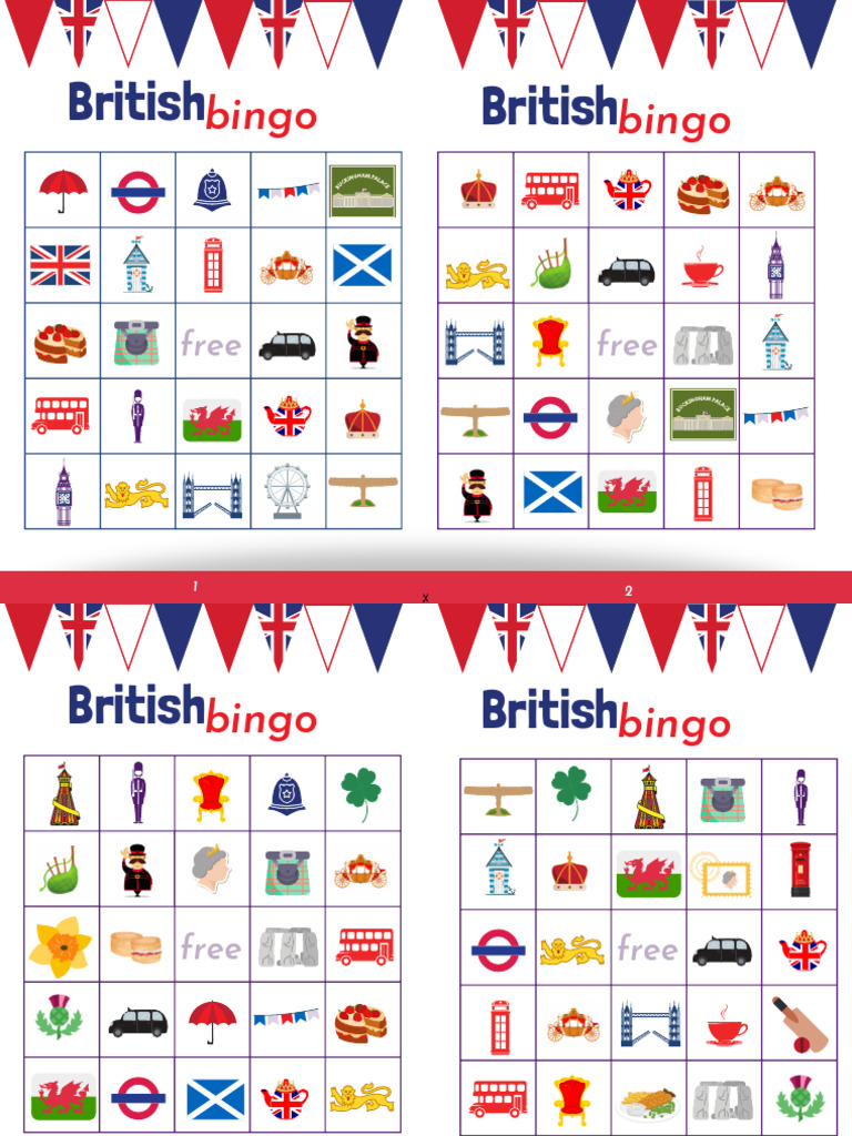 British Bingo Game Instructions | PDF