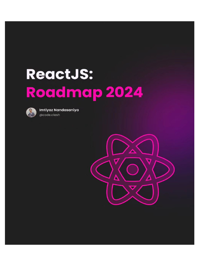 React Roadmap 2024 | PDF