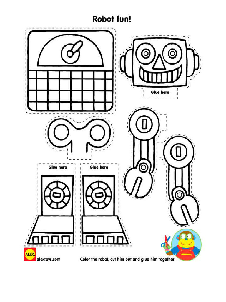 Actividad para Armar Un Robot | PDF