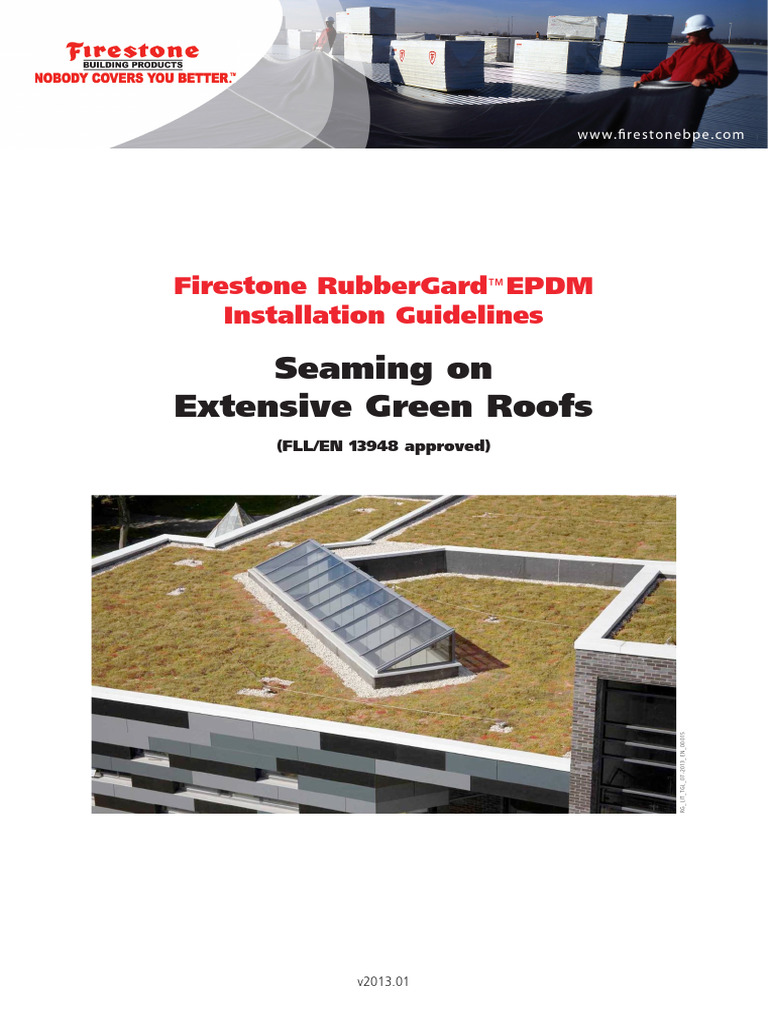 Elevate RubberGard Seaming On Green Roofs Acc FLL EN v2013.01 | PDF ...