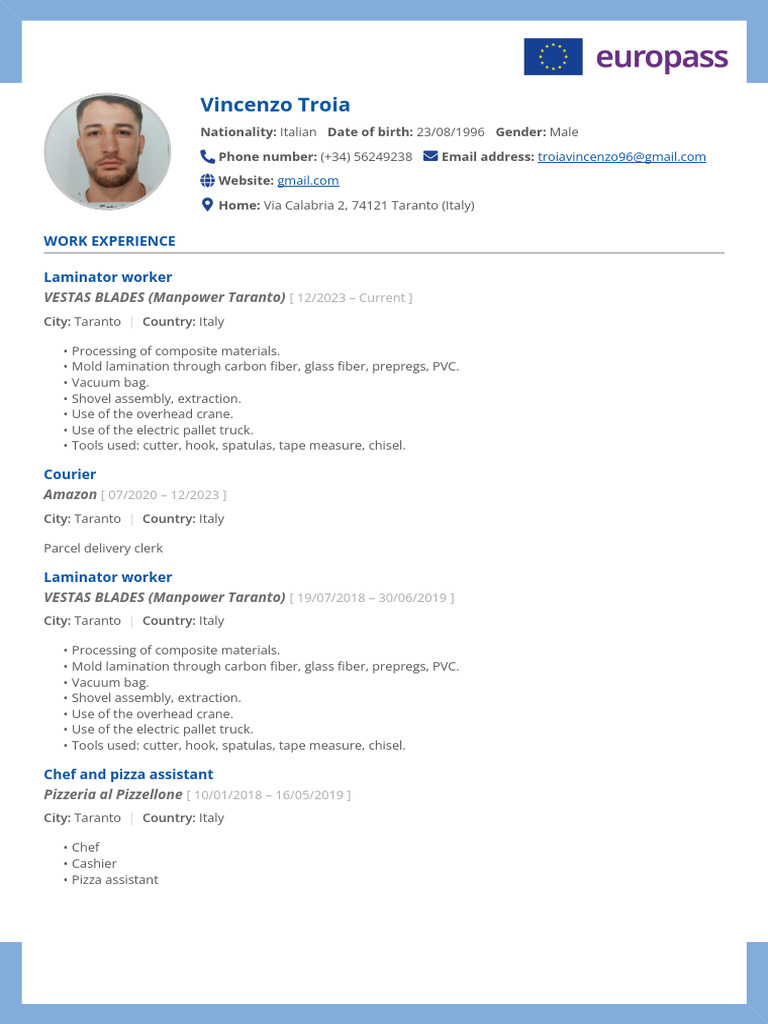 Vincenzo Troia CV Eng | PDF | Communication