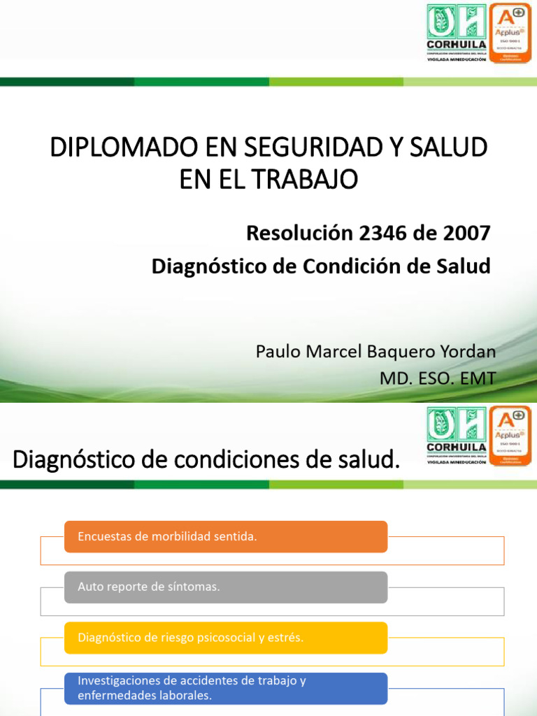 Diagnòstico de Condiciones de Salud | PDF | Diagnostico medico ...