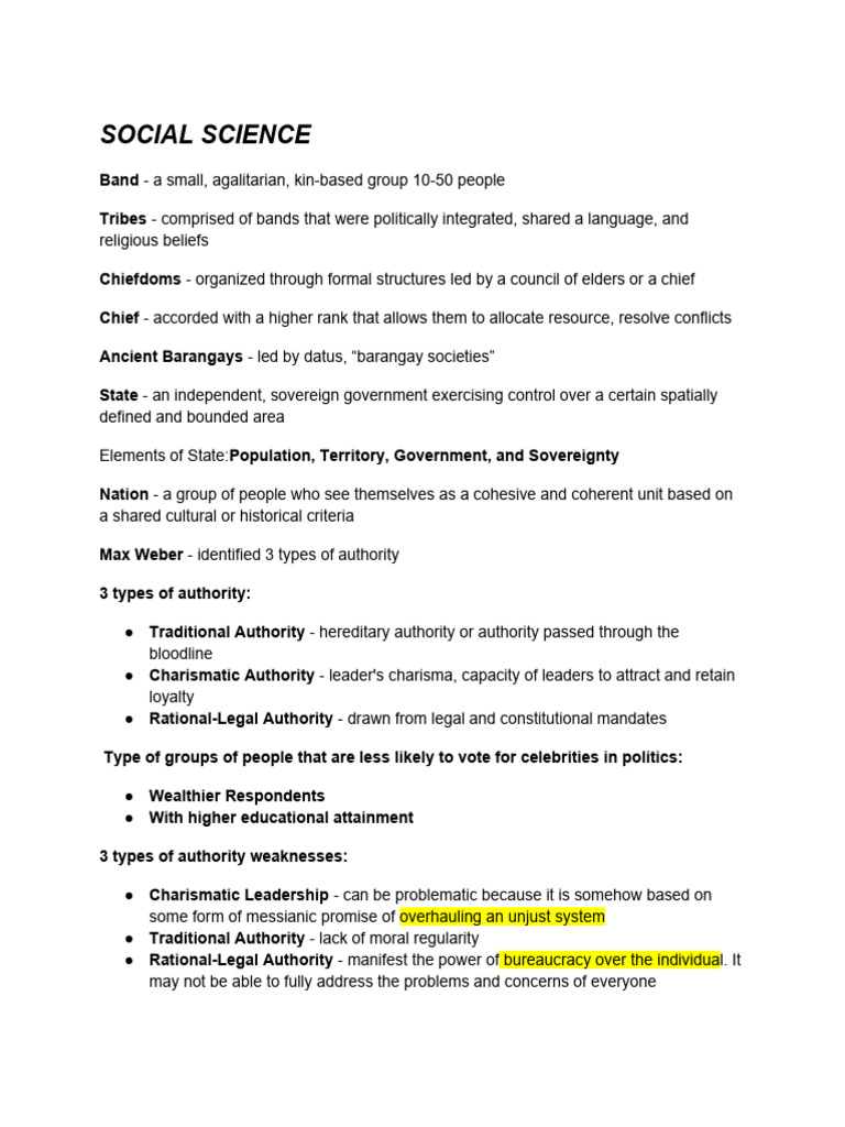 Overview of Social Science Concepts | PDF | Cooperative | Employment