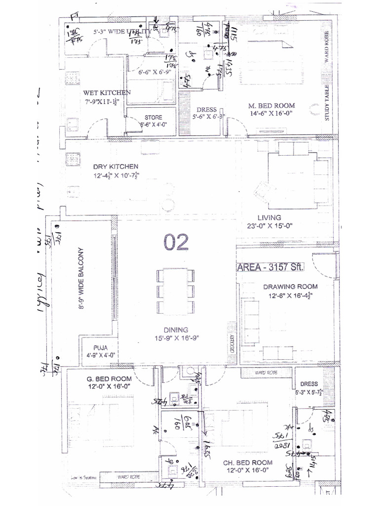 Typical Core Cutting Measurements | PDF