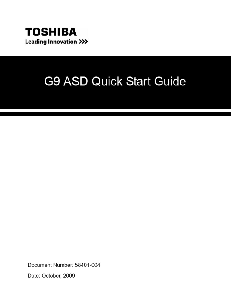 G9 ASD Quick Start Guide 5443 | PDF | Capacitor | Fuse (Electrical)
