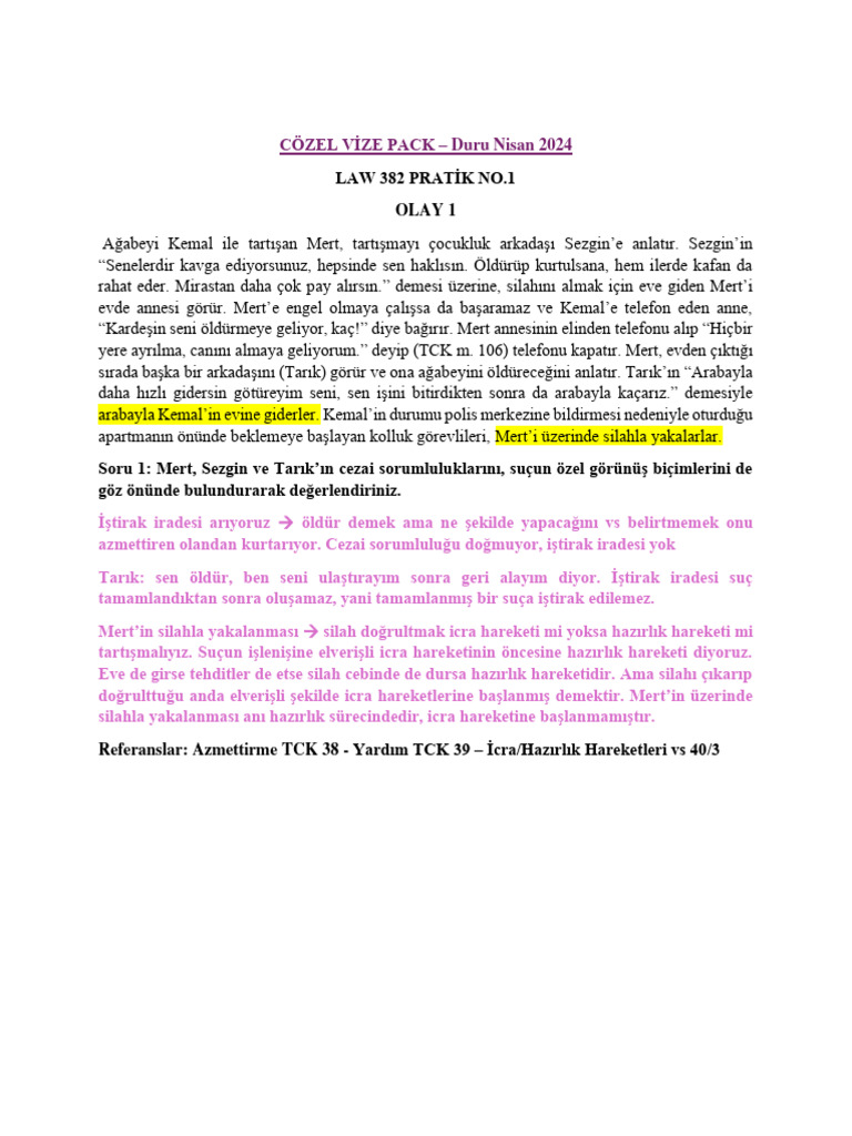 Ceza Vize Pratik Paket | PDF