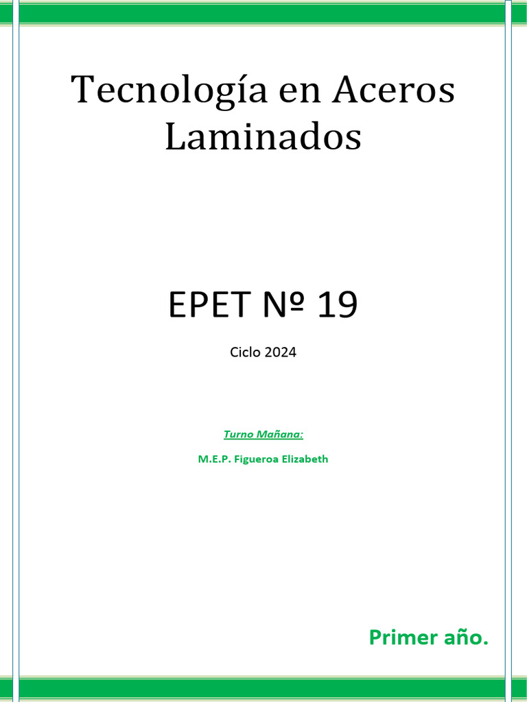 Cuadernillo Epet 19 - 240612 - 202853 | PDF | Remache | Residuos