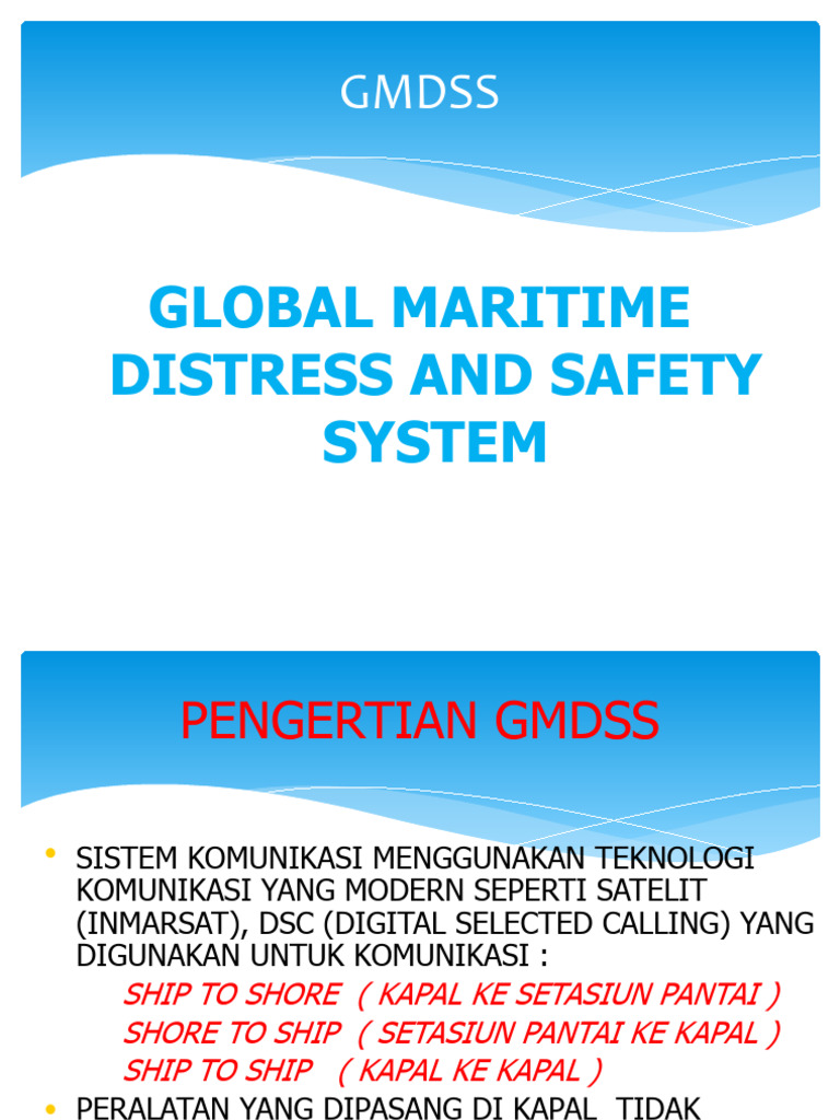 GMDSS Identifikasi Stasiun Radio | PDF