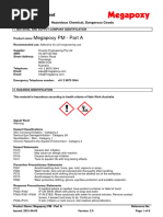 Megapoxy P1 Part A Safety Data Sheet | PDF | Dangerous Goods | Toxicity