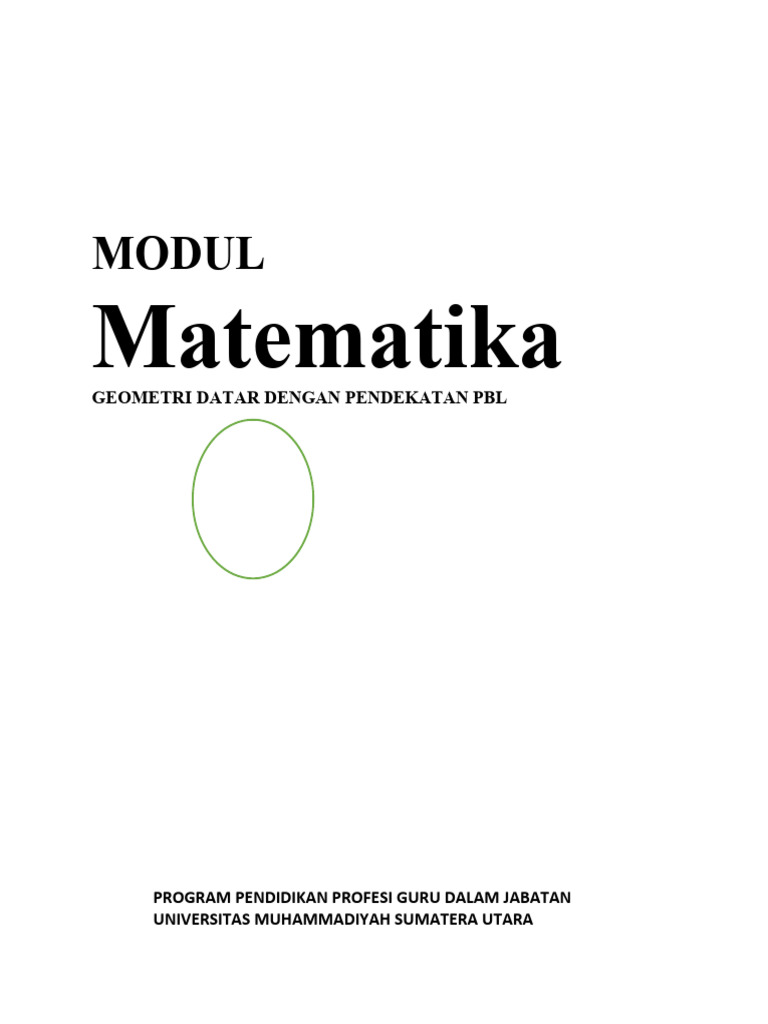 Bahan Ajar Geometri Datar Mega | PDF | Komputer