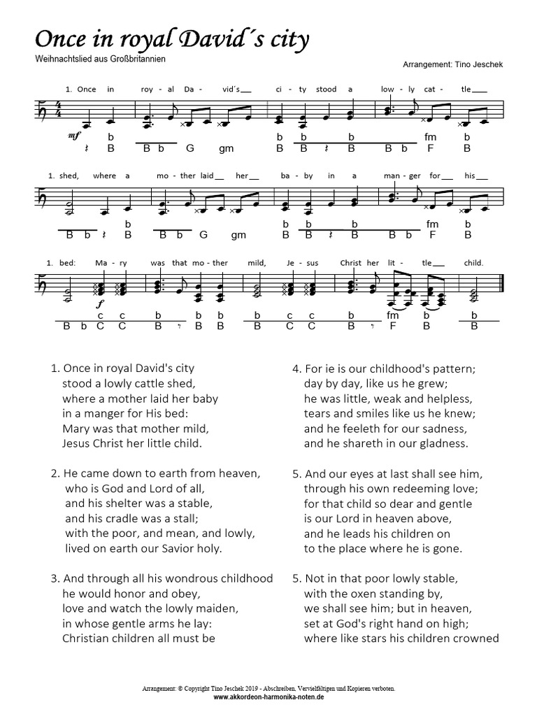 SH1-0084 Once in Royal Davids City | PDF | Christian Belief And Doctrine | Religious Belief And ...