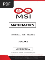 Grade 12 Maths Lit Questions | PDF | Interest | Tax Refund