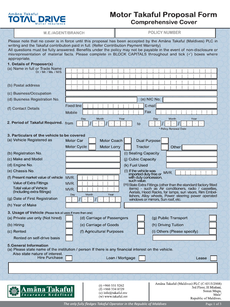 motor proposal | PDF