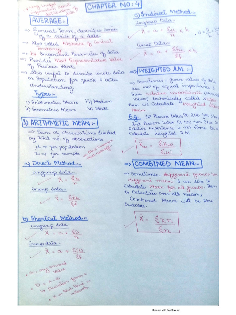Biostats CH 4 5 | PDF
