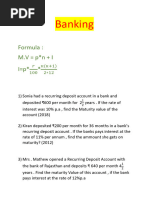 Std-X-Icse - Maths - CH-2 - Banking - Recurring Deposit Accounts ...
