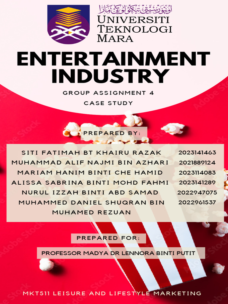 MKT511 - Infographic Report Assignment 4 Group 4 | PDF | Movie Theater | Entertainment