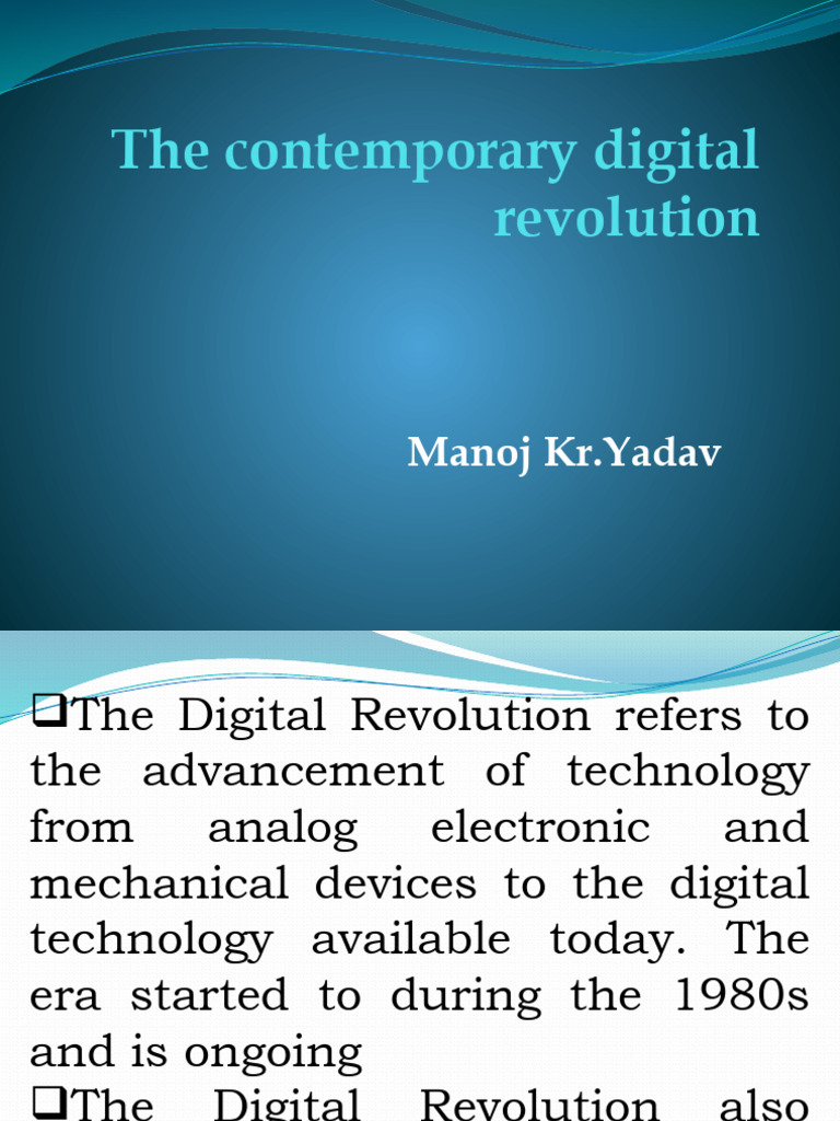 Digital Revolution | PDF | Domain Name | Search Engine Optimization