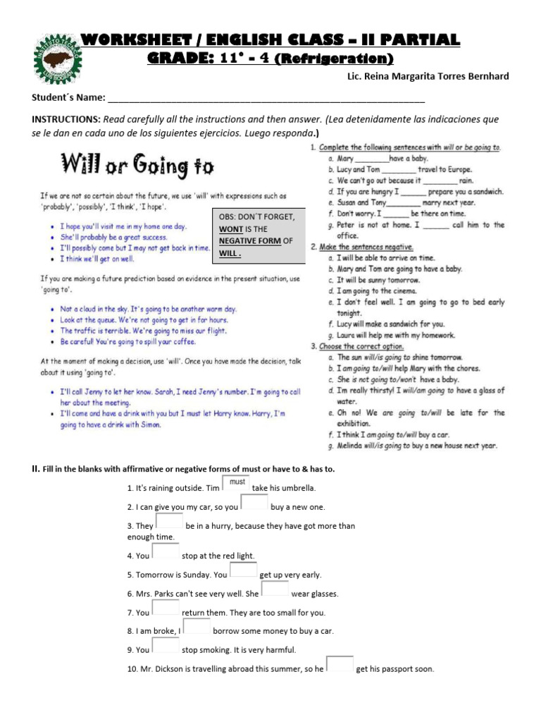 WORKSHEET 11° Grade 4 - REFRIGERATION | PDF
