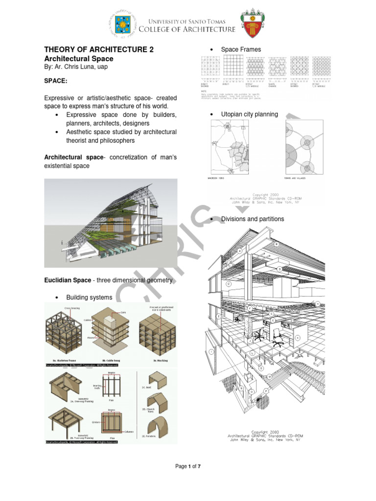 Architectural Space Handout | PDF | Space | Perception