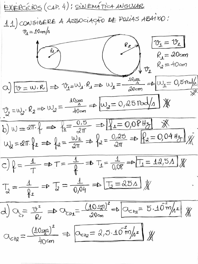 Lista 3 - Cinemática Angular e Dinâmica | PDF