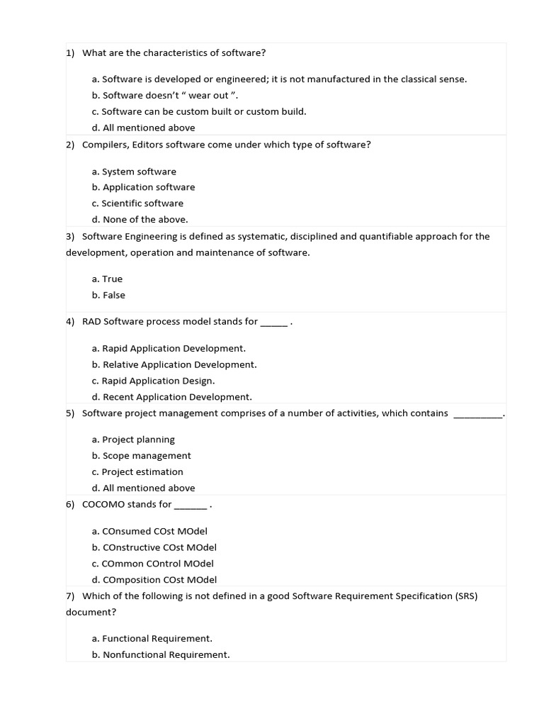 Software Engineering Concepts and Models | PDF | Software Testing ...