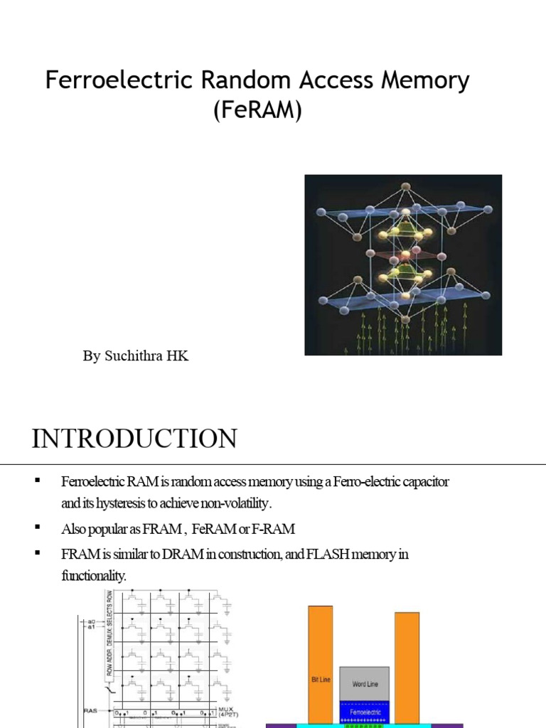 FRAM | PDF | Computer Memory | Ferroelectricity