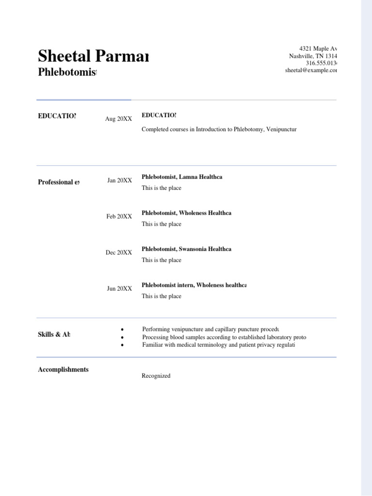 Resume for Internal Company Transfer | PDF