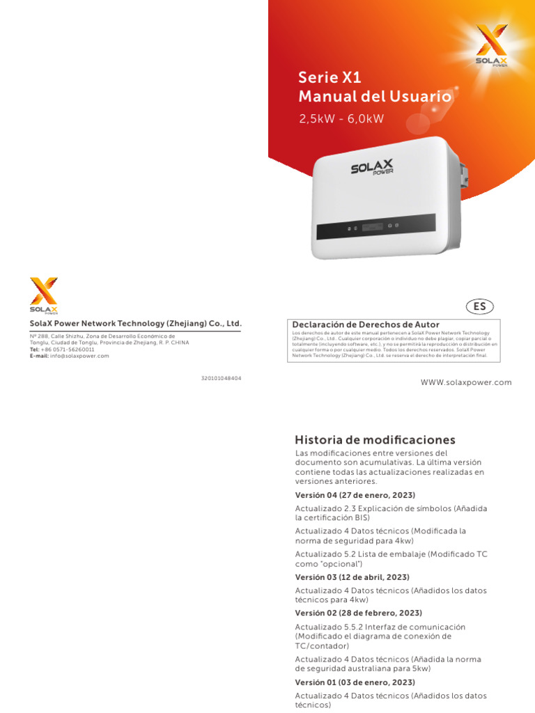 x1 Boost g4 User Manual Es | PDF | Ingenieria Eléctrica | Corriente continua