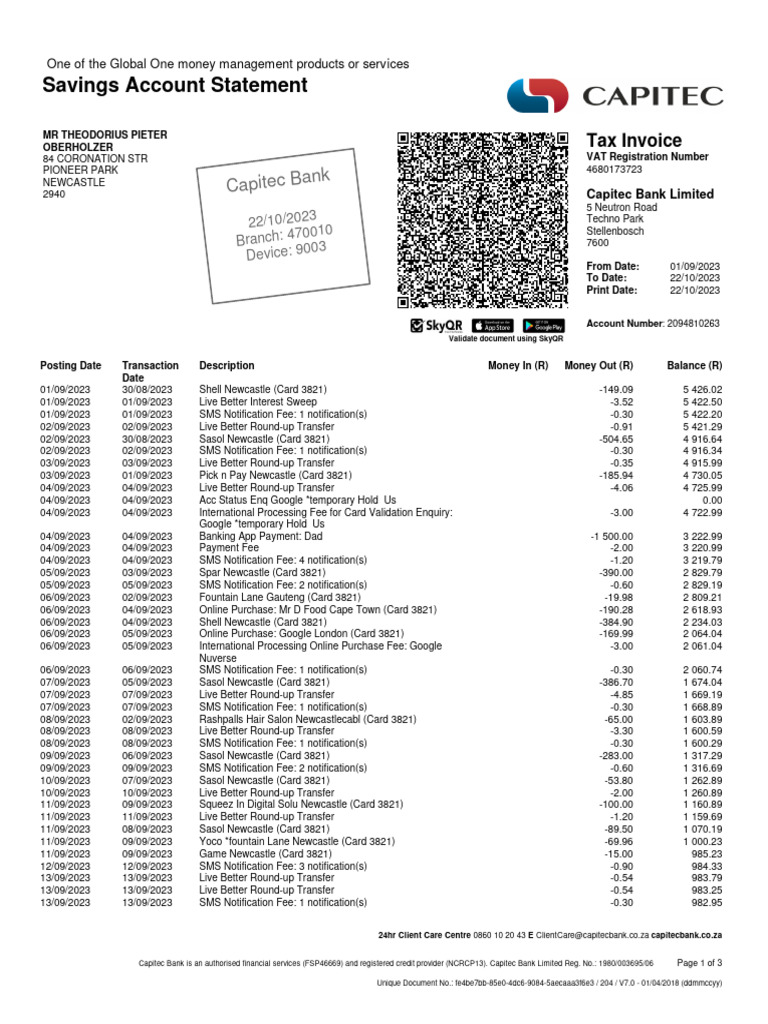 account_statement | Download Free PDF | Cheque | Banks
