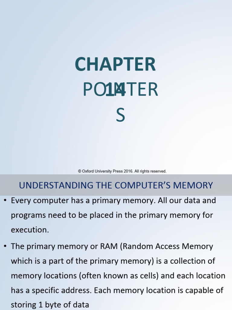 Pointer Pdf Pointer Computer Programming Integer Computer Science