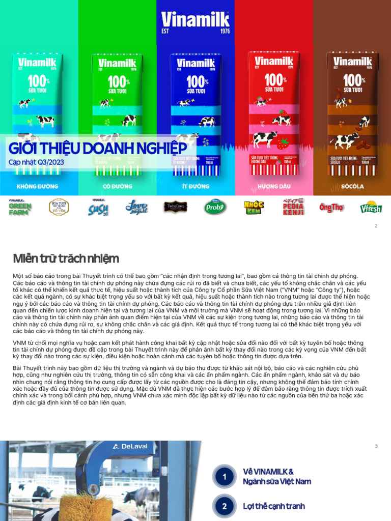 VNM - Corporate Presentation VN | PDF