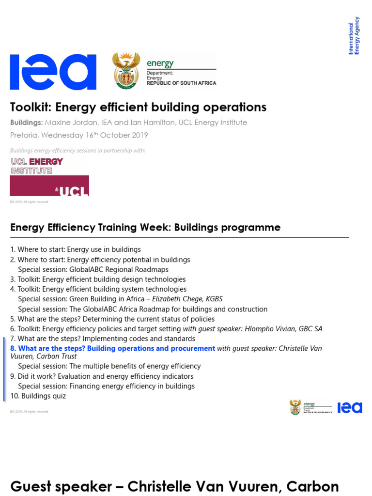 Buildings.8 Operations and Procurement | PDF | Efficient Energy Use ...