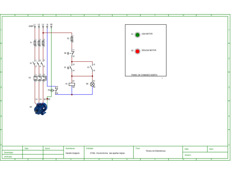 Diagrama Partida Simples | PDF