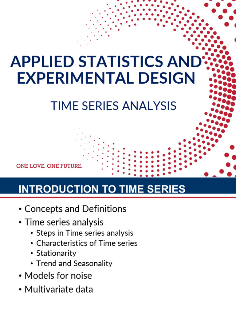 P6 Time Series Analysis 2023 12 25 Pdf Time Series Stationary Process