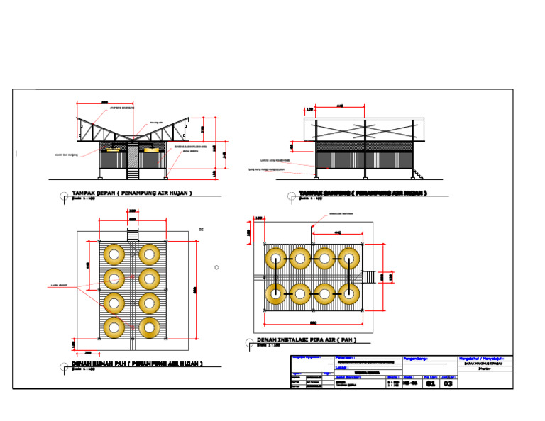 Gambar Rumah Penampung Air Hujan (Pah) Di Keakwa | PDF