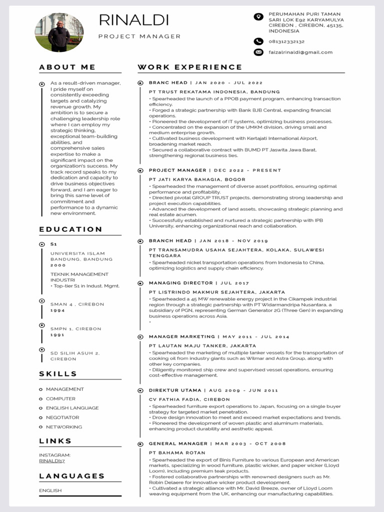 CV Rinaldi 2024 | PDF