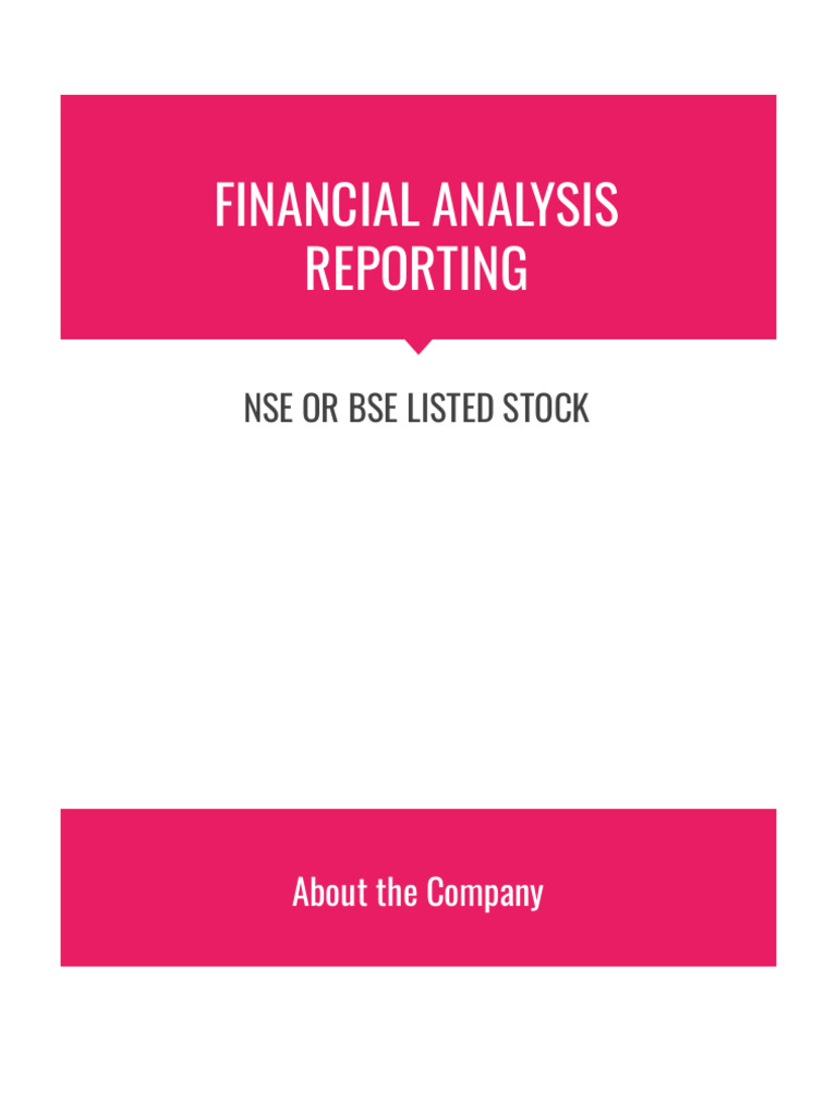 Financial Analysis Reporting PDF | PDF | Investing | Equity (Finance)