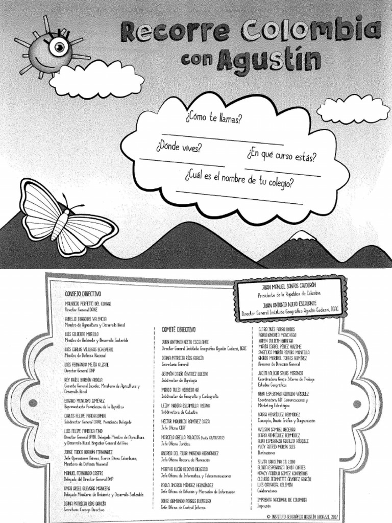 Cartilla Agust"n Codazzi - Departamental | PDF