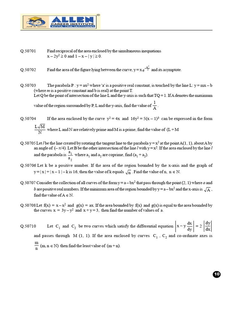 Ps 3 | PDF | Area | Mathematical Concepts