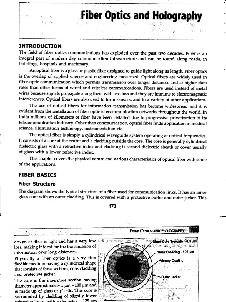 Selectedreference - 3b-Fiber & Holography | PDF | Optical Fiber | Dispersion (Optics)