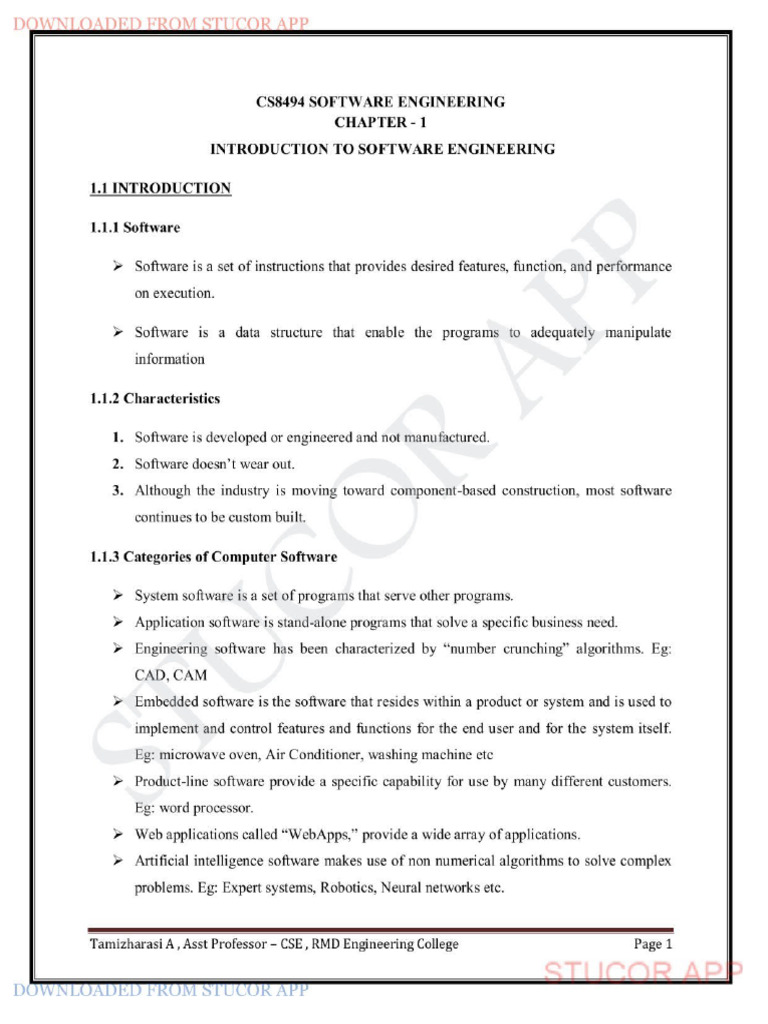 Stucor Cs8494 SJ | PDF | Agile Software Development | Software Prototyping